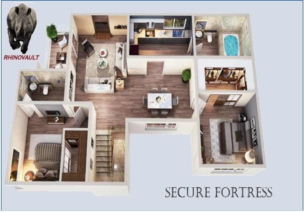 Safe-Panic Rooms | Secure Living Areas - Visual Remote