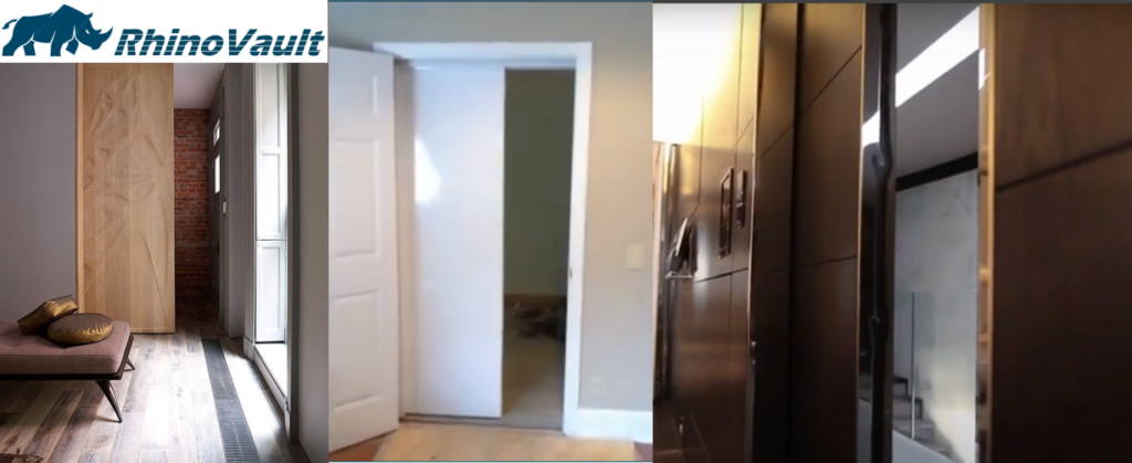 Armored Vault Style Doors - Pocket Doors - Visual Remote